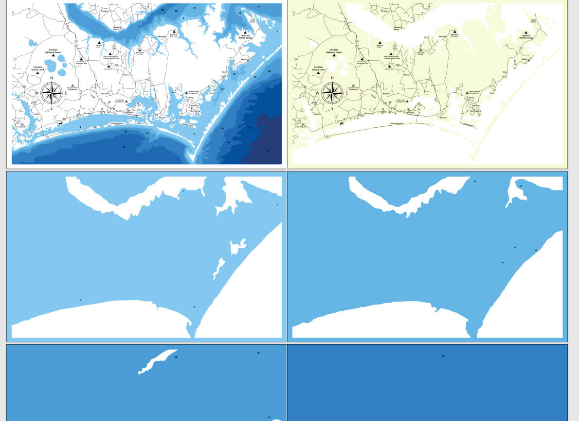 Map of Outer Banks Core Banks - 5a2a774b6e7ca643907f4952eb1d664e map of ...