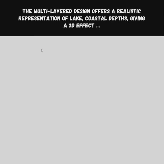 Lake Cumberland, Kentucky Laser Map Files - 7 Layers - Svg/Ai/Dxf/Pdf ...